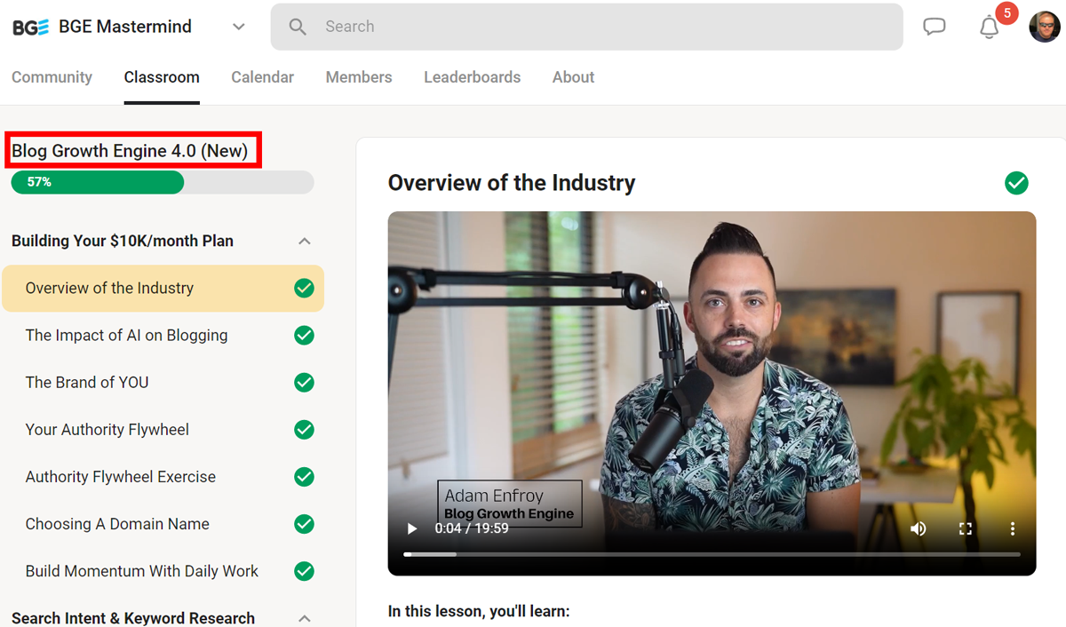 Blog Growth Engine Review: Student's Results + My Bonus