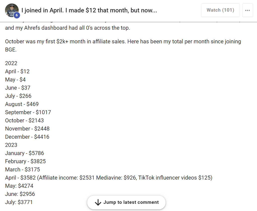 Blog Growth Engine Review (Adam Enfroy): Student's Results Blog Growth Engine Review (Adam Enfroy): Student's Results